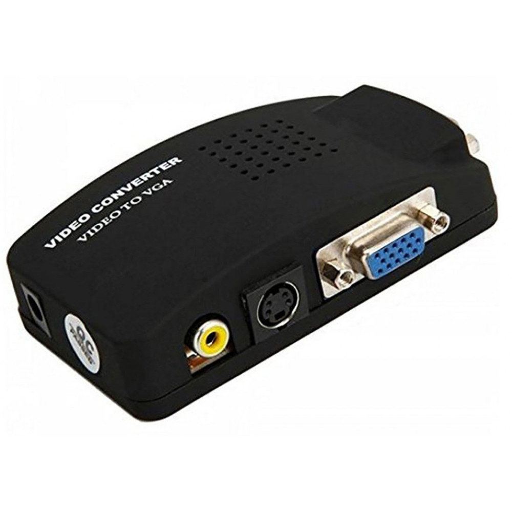 تبدیل کی نت VGA to AV Knet K-VA171 Convertor With Adapter