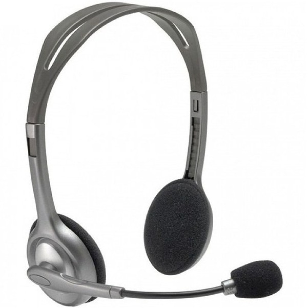 هدفون لاجیتک Logitech Headset H110 AG Dark Grey